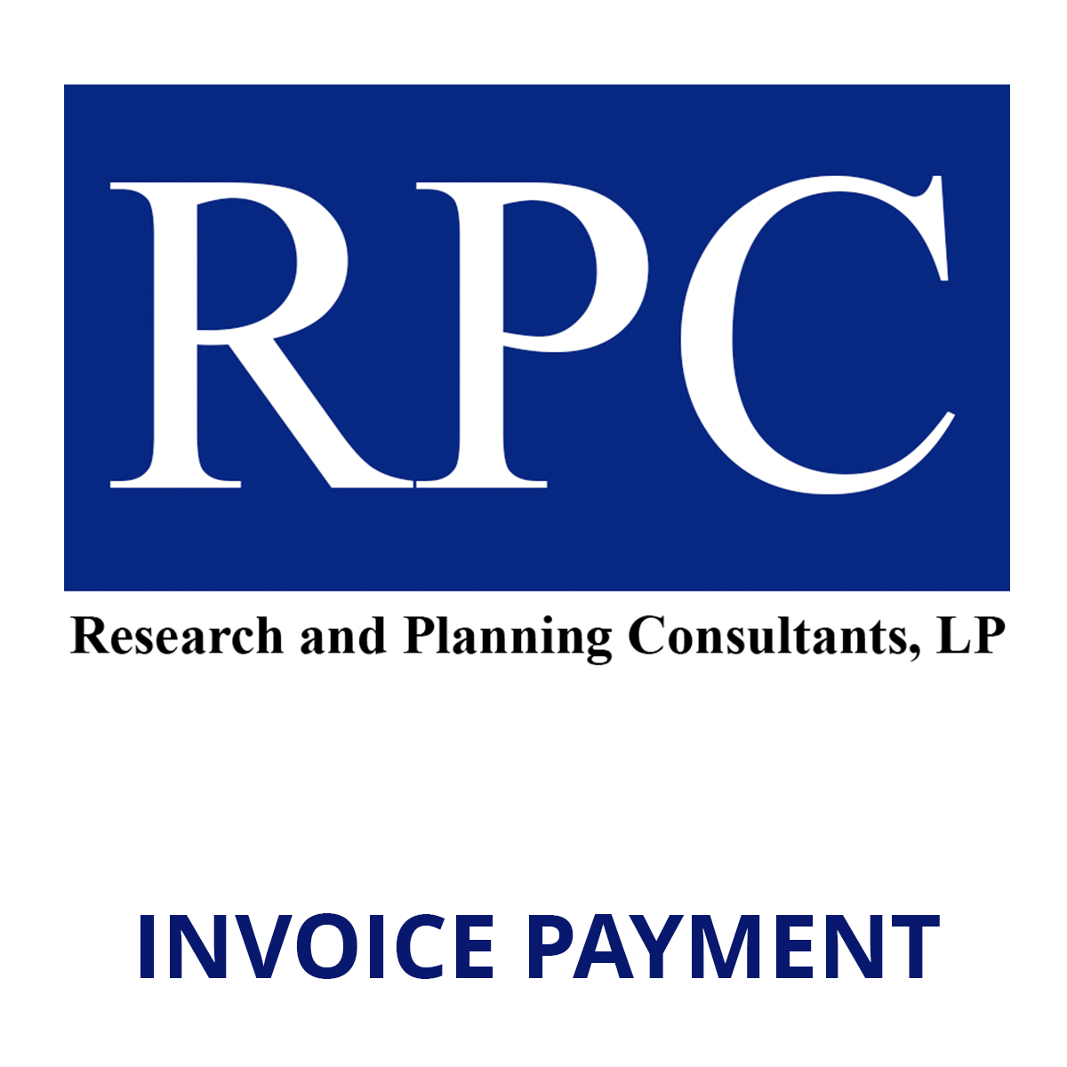 Make a Payment - Research and Planning Consultants, LP